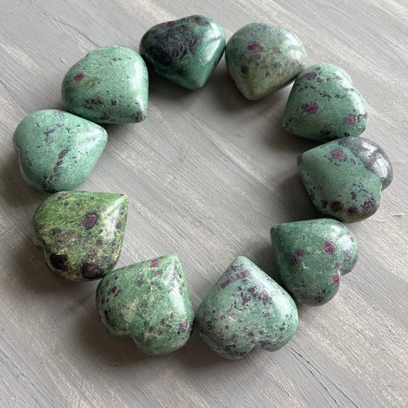 overthemoon2020 | Art | Ruby Fuchite Heart | Poshmark